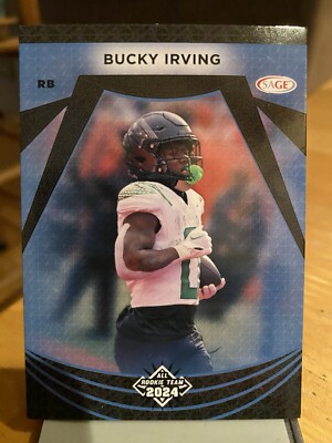Bucky Irving 2024 Sage All Rookie Team Tampa Bay Buccaneers Rookie RC ...