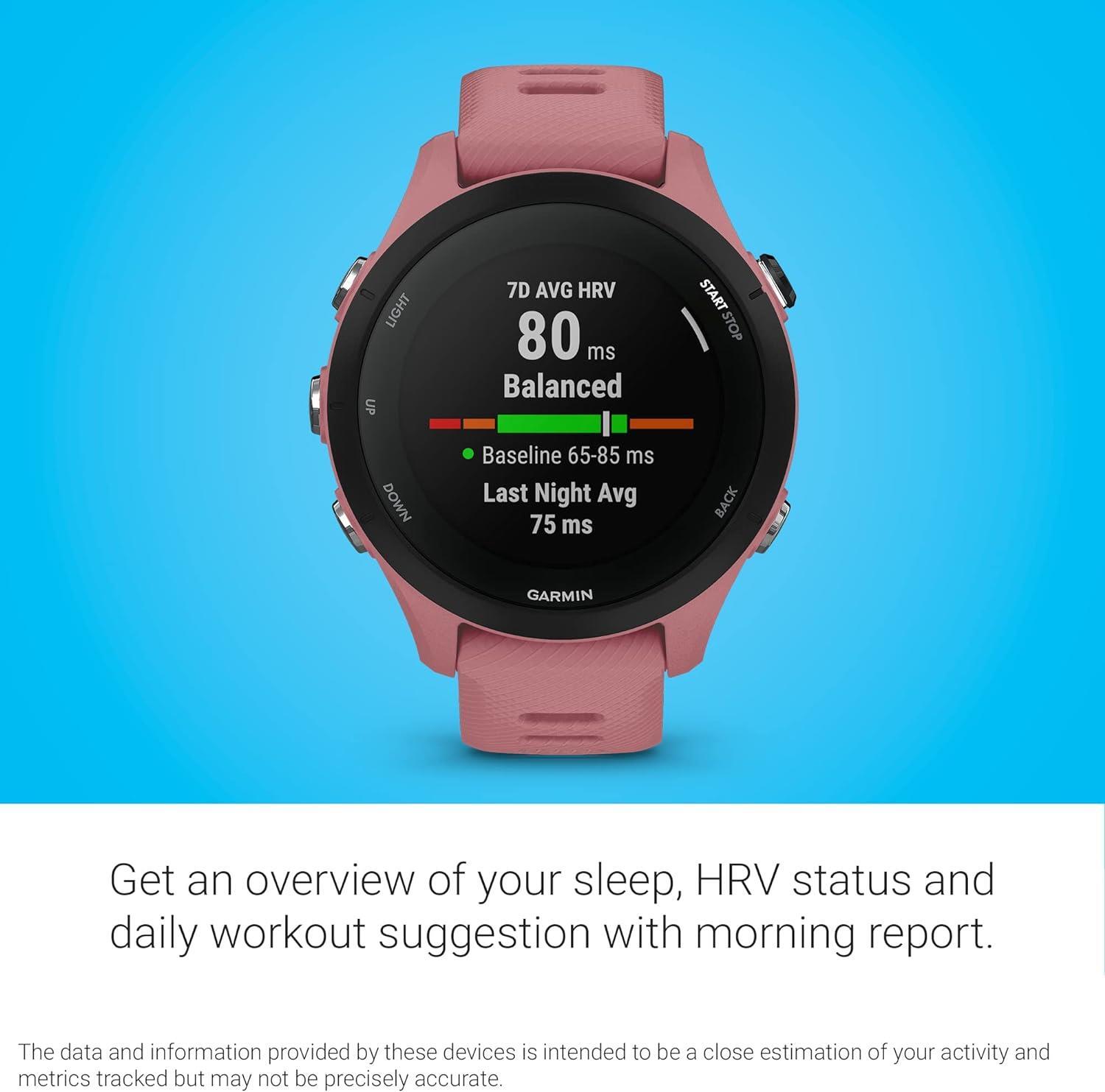 Garmin Forerunner 255s Running GPS Sports Watch Light Pink | eBay