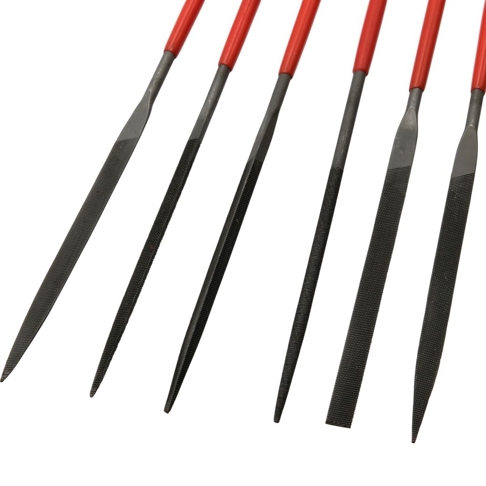 6 Assorted Needle Files 5 1/2" Jewelers Metal Hobby Craft Jewelry ...