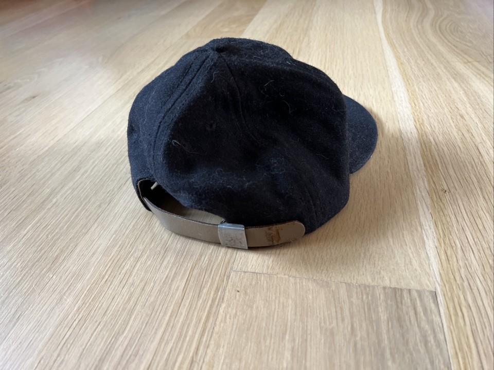 Ebbets Field Flannels Blank Adjustable Ball cap Wool Made In USA Osfm ...