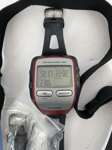 Garmin Forerunner 305 GPS Enabled Trainer Watch & Heart Rate Monitor ...