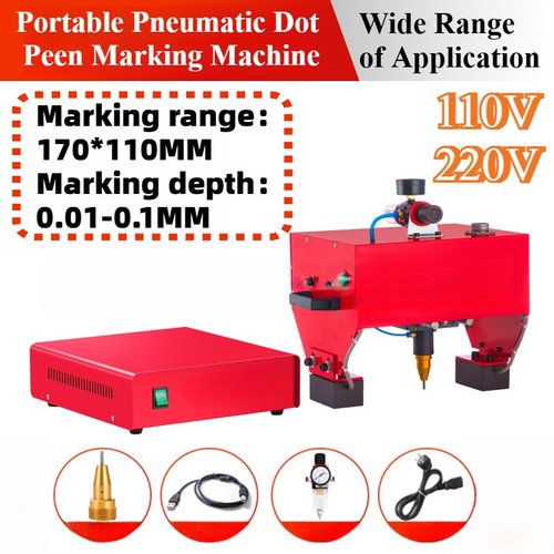 New Industrial Pneumatic Dot Peen Marking Machine for VIN Code Chassis ...