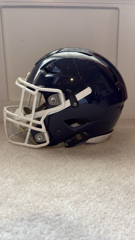 Navy Blue Riddell Speedflex Football Helmet Size M 2017 - Recertified ...