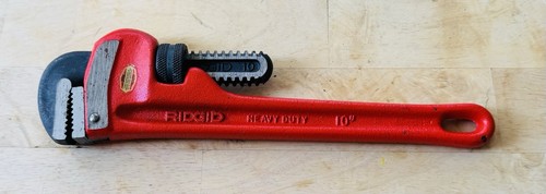 RIDGID HEAVY DUTY 10" END PIPE WRENCH RIDGE TOOL MADE IN USA | eBay