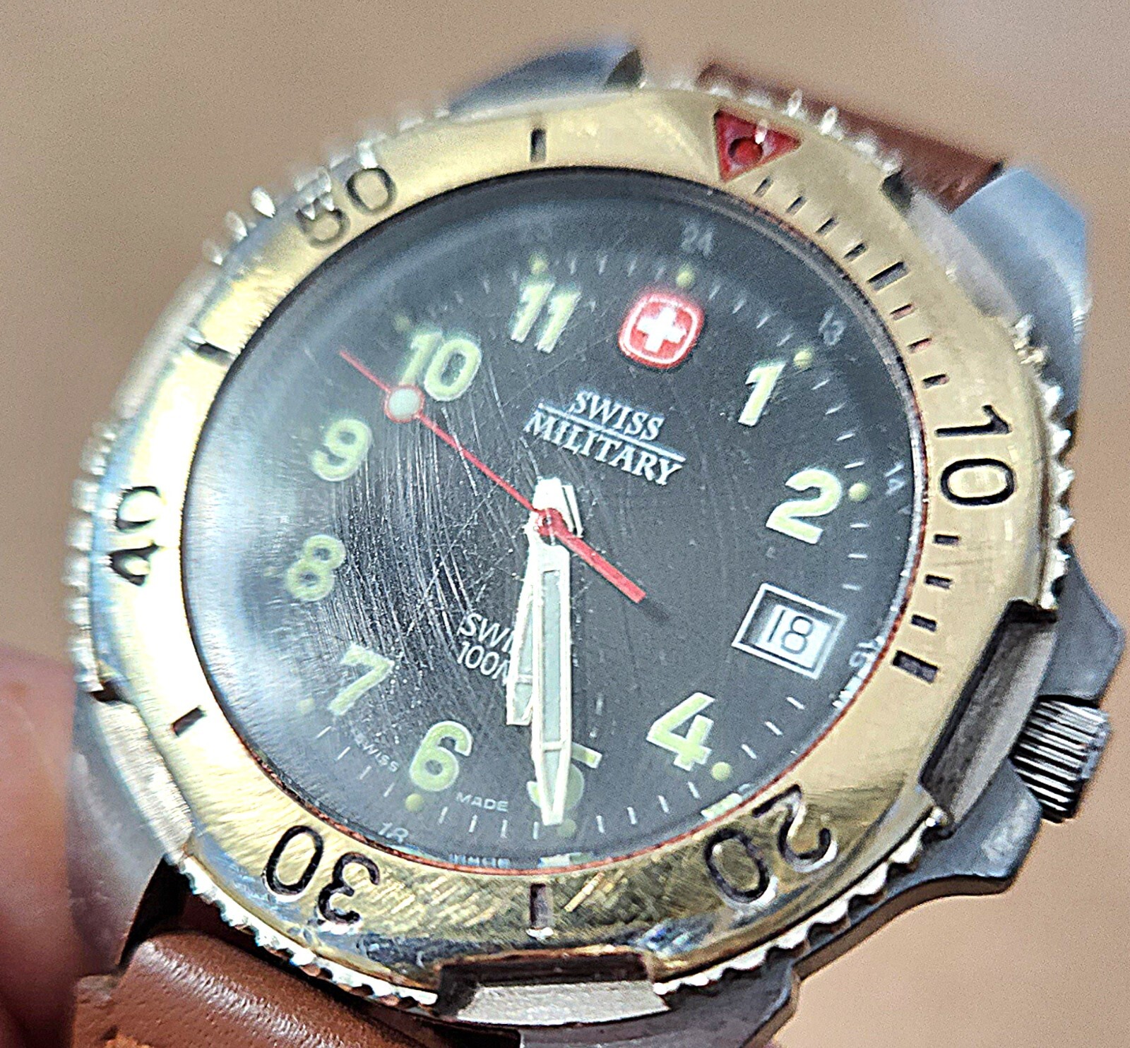 MEN'S "SWISS MILITARY" SWISS MADE 095.0489 WRISTWATCH | eBay