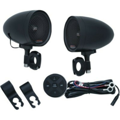 Kuryakyn 2713 Black Road Thunder Speaker Pods Bluetooth Audio ...