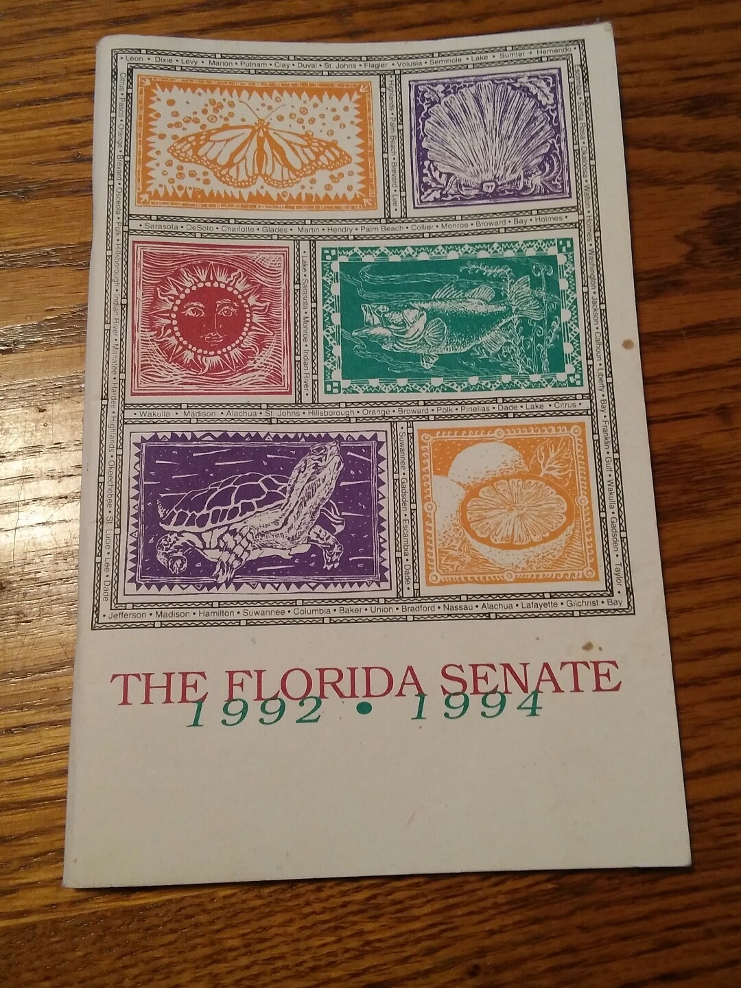 000 Vintage 1992-1994 Florida Senate Picture Booklet Pat Thomas Andrew ...