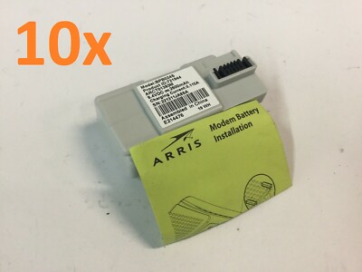 Lot of 10 - New Arris Cable Modem Backup Battery BPB024S 8.4VDC 721944 ...
