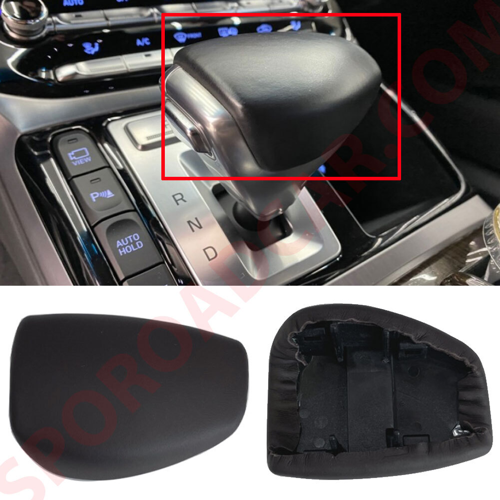 2016-2018 Hyundai Genesis G90 EQ900 Leather Gear Shift Knob Cap Top Cover