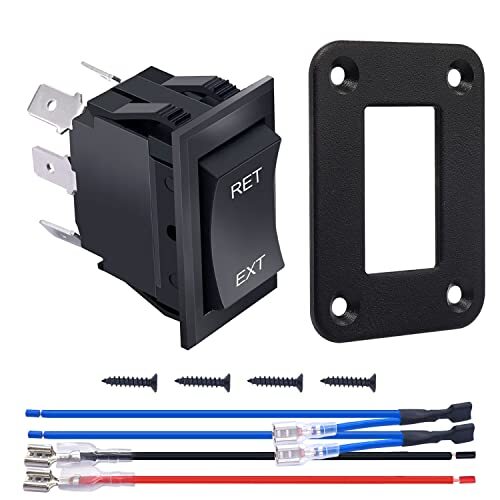 RV Jacks Switch Leveling Reverse Polarity Rocker Switch 20A 12V DC ...