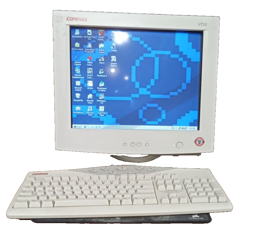 Vintage Compaq Presario 5184 Desktop Industrial/Gaming Computer | eBay