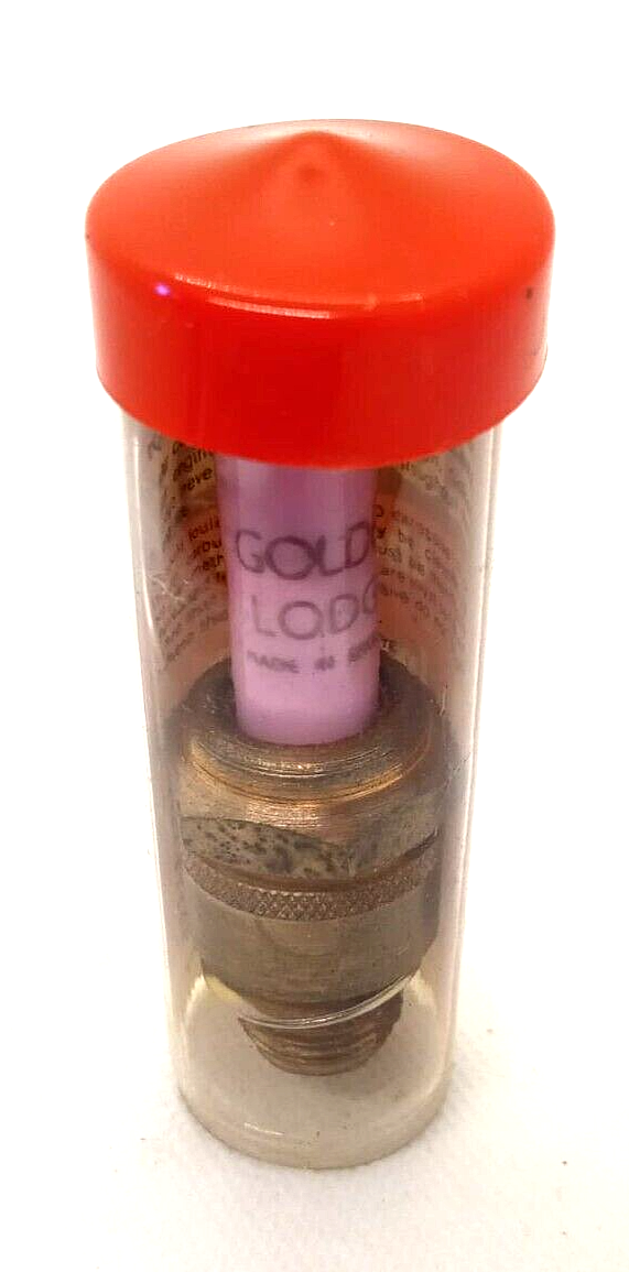 Vintage Golden Lodge H pink spark plug | eBay