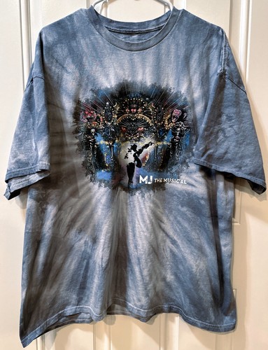 Michael Jackson MJ The Musical T-Shirt Tie Dye Broadway Thriller Tee ...