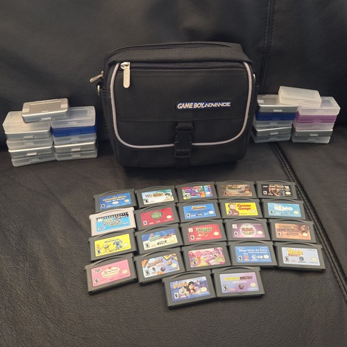 Lot Of 22 Nintendo Gameboy Advance Games & Gameboy Cases All Working | eBay