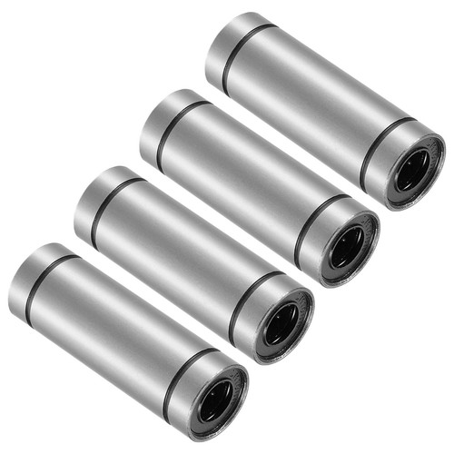 4pcs LM10UU Linear Ball Bearings, [10mm x 19mm x 55mm] Chrome Steel ...