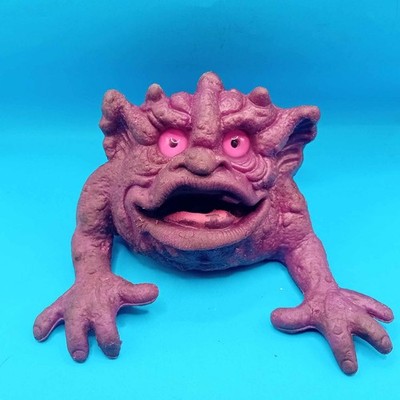 Vintage Mattel 1987 Boglins Purple Shlump Boink Rubber Hand Puppet ...