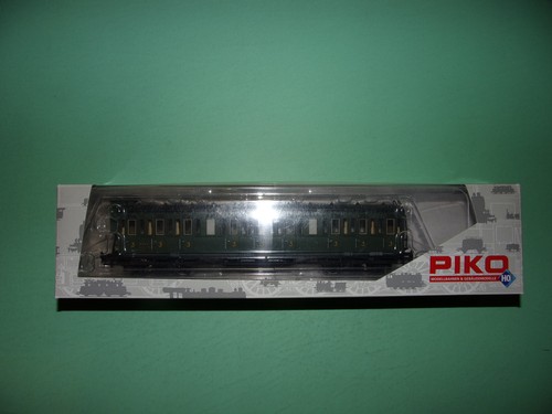 PIKO passenger car 3rd class + ex saxon booth SNCF 53005 NEW | eBay