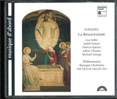 127 A NEW SEALED (CD) HANDEL LA RESURREZIONE | eBay Australia
