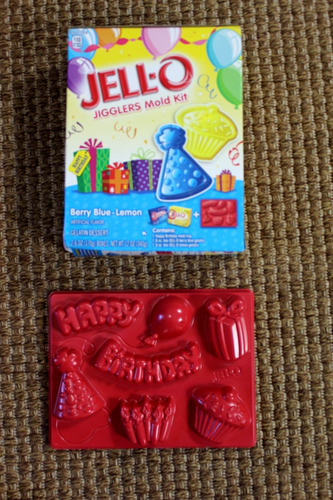 Jello Jigglers Mold Kit 2015 Happy Birthday - EUC | eBay