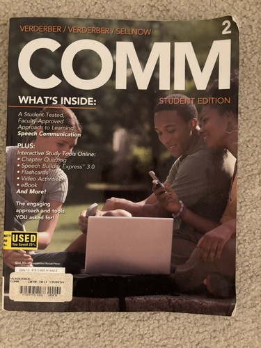 COMM2 Student Edition - Paperback, by Verderber Rudolph F.; - Good | eBay