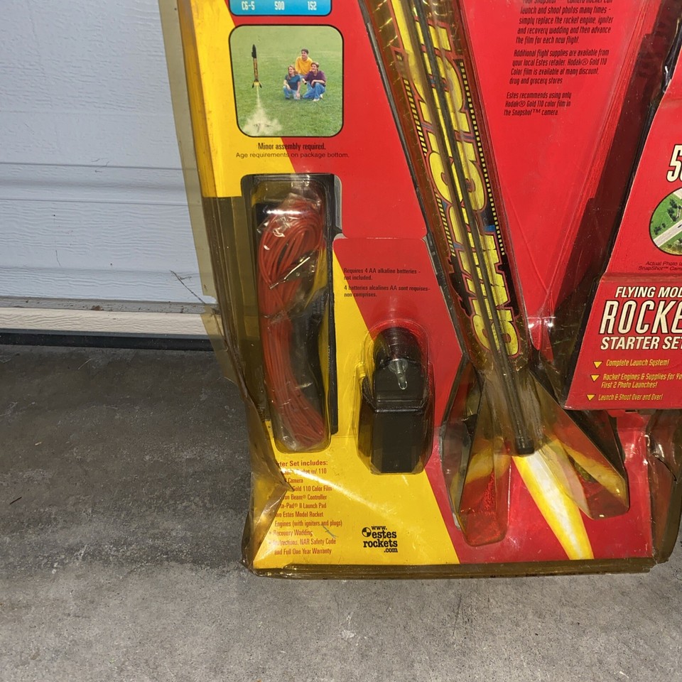 Vintage Estes Snapshot Flying Model Rocket Camera, Photos Film Launch ...