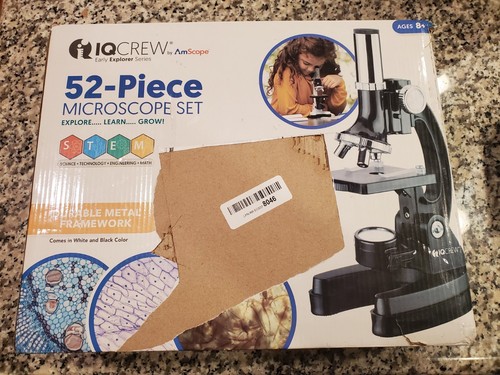 IQ Crew 52-Piece Microscope Set For Ages 8+ *NEW* | eBay