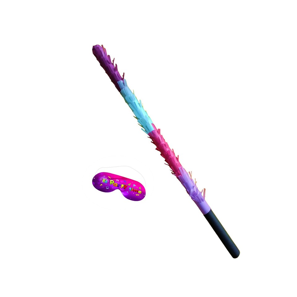 Girls Birthday Pinata with stick heart party game fun ladies theme pink ...