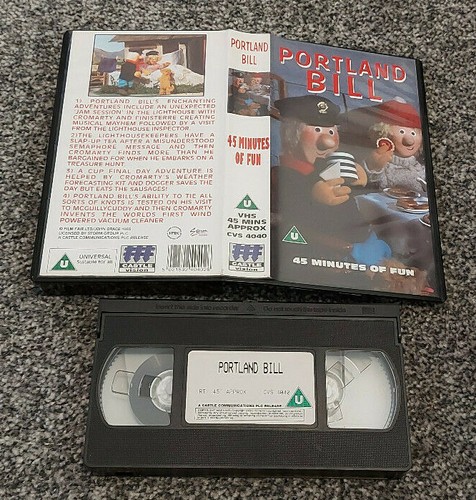 PORTLAND BILL 45 MINUTES OF FUN CASTLE VISION PAL VHS VIDEO KIDS ...