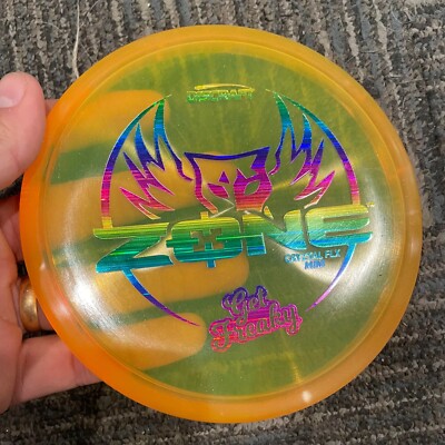 DISCRAFT GET FREAKY CRYZTAL FLX MACRO MINI DISC 6" DISC GOLF MINI ...