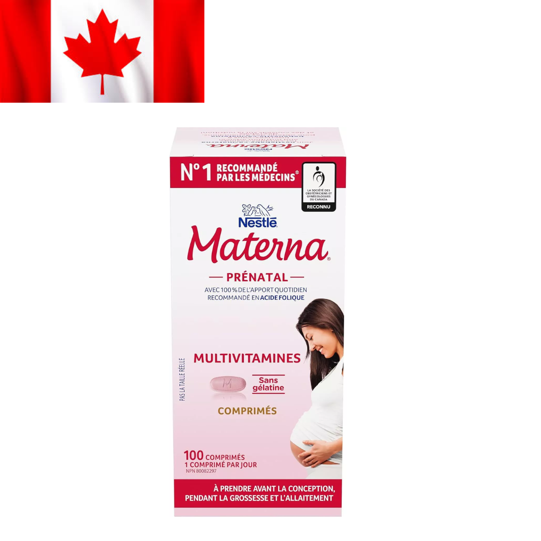 Nestle Materna Prenatal/ Postpartum Vitamins & Minerals Supplement, 100 ...