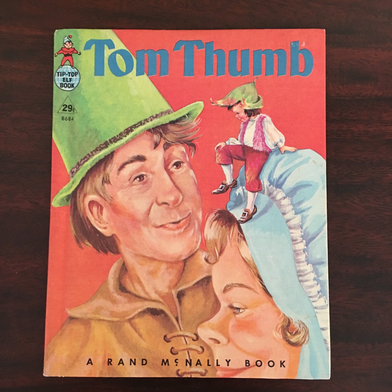 Vintage 1959 Tom Thumb Rand McNally Tip-Top Elf children's book, VG++ ...