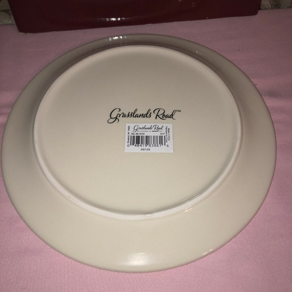 Grasslands Road Our First Christmas Together Holiday Plate NIB | eBay