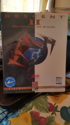 Descent 2 II (PC, 1996) In Big Box Factory Sealed New Interplay | eBay