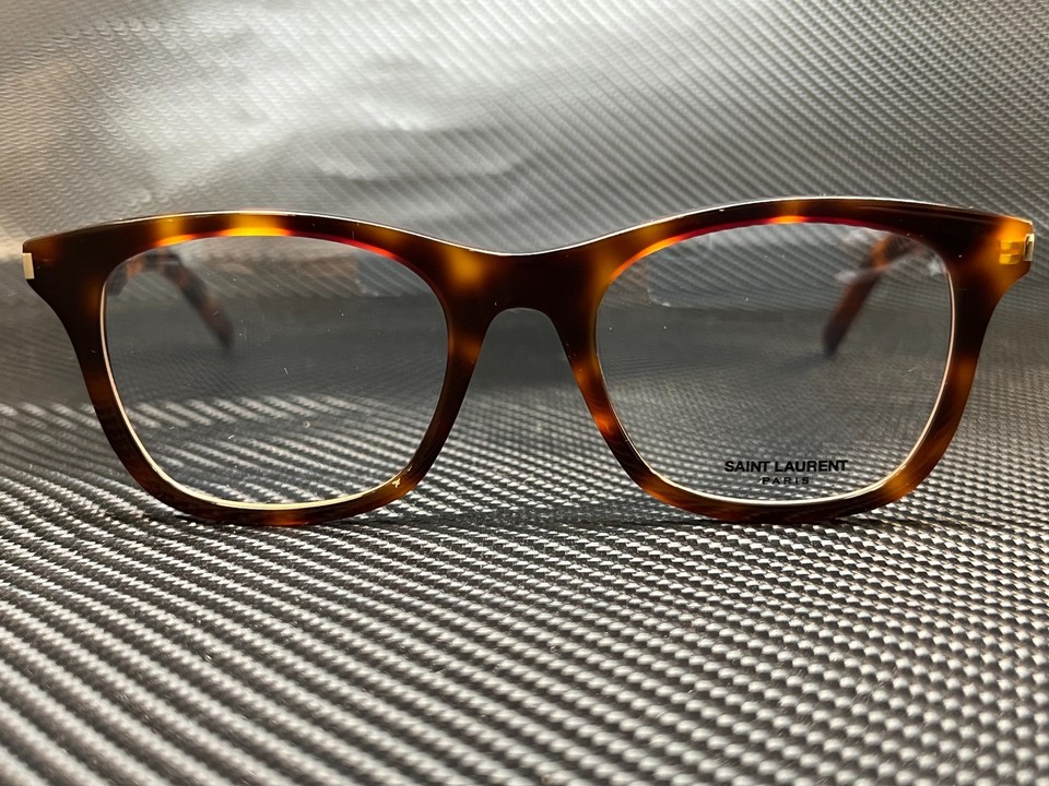SAINT LAURENT SL 286 SLIM 003 Havana Unisex Authentic Eyeglasses Frame ...
