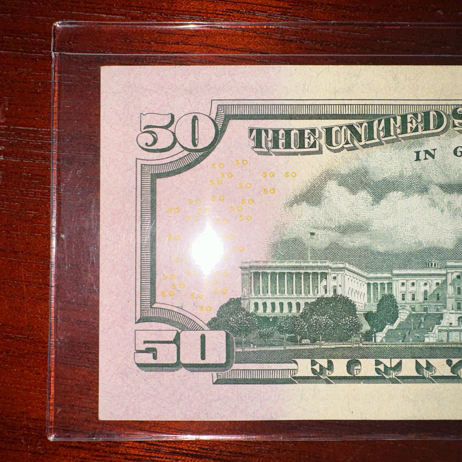 FANCY SERIAL NUMBER 2013 $50 Fifty Dollar Bill 7 Of a Kind MB 07077007 ...