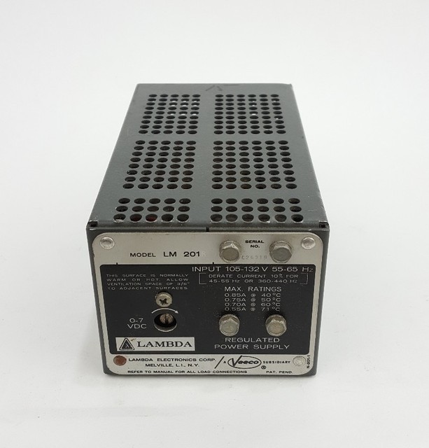 Lambda Model LM 201 Regulated Power Supply. Tested Good for sale online ...