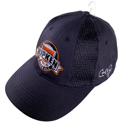 Call Ripken Jr. Baseball Vented Hat Black Cap Adjustable StrapBack ...