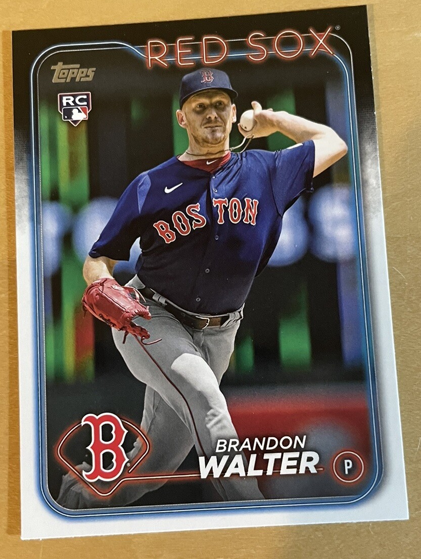 2024 Topps Series 1 Rookie Card Brandon Walter #193 Boston Red Sox NM ...