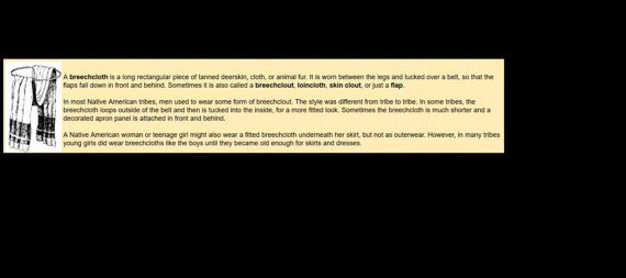 Wool loincloth native american made regalia pow wow reenactor ...