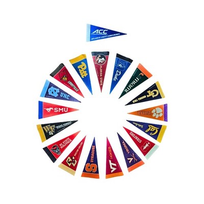 ACC Atlantic Coast Conference Mini Pennant League Set All 17 Teams New ...