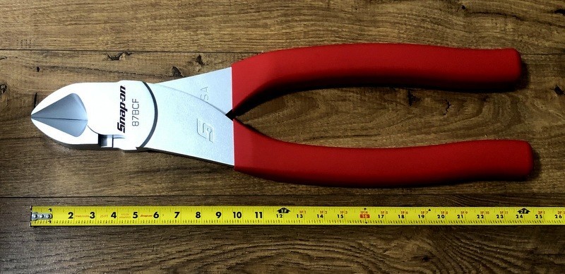 New Snap-On RED 87BCF Diagonal Cutter Plier Giant Display Wall Mount ...