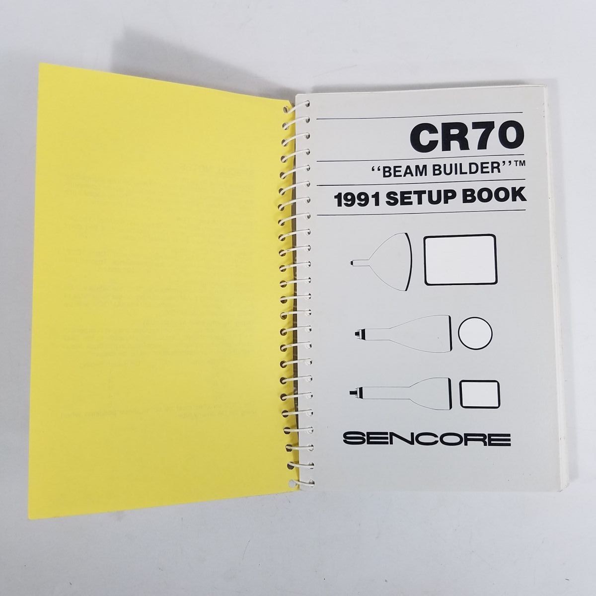 Sencore CR70 Beam Builder 1991 Setup Book | eBay