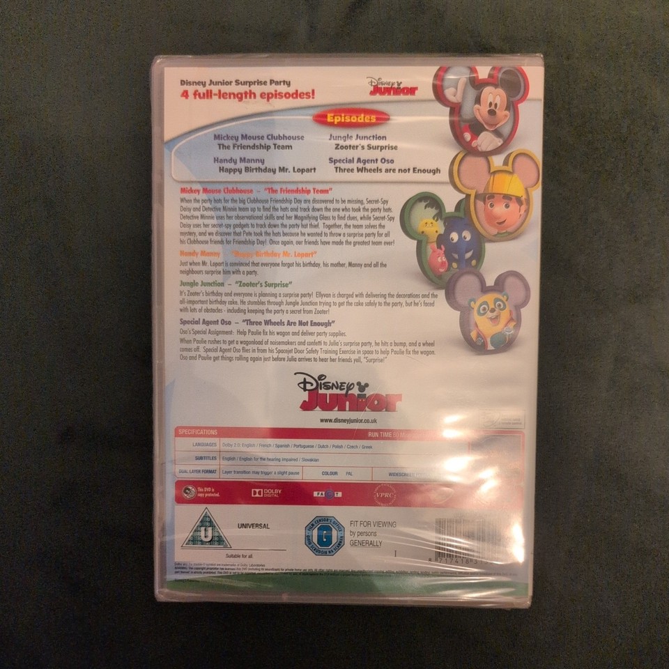 Disney Junior DVD 4 Full- length Episodes new sealed | eBay UK