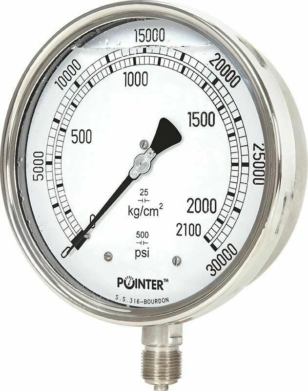 20x DIESEL INJECTOR NOZZLE POP TESTER GAUGES 0-2100 BAR/-30000 PSI HIGH ...