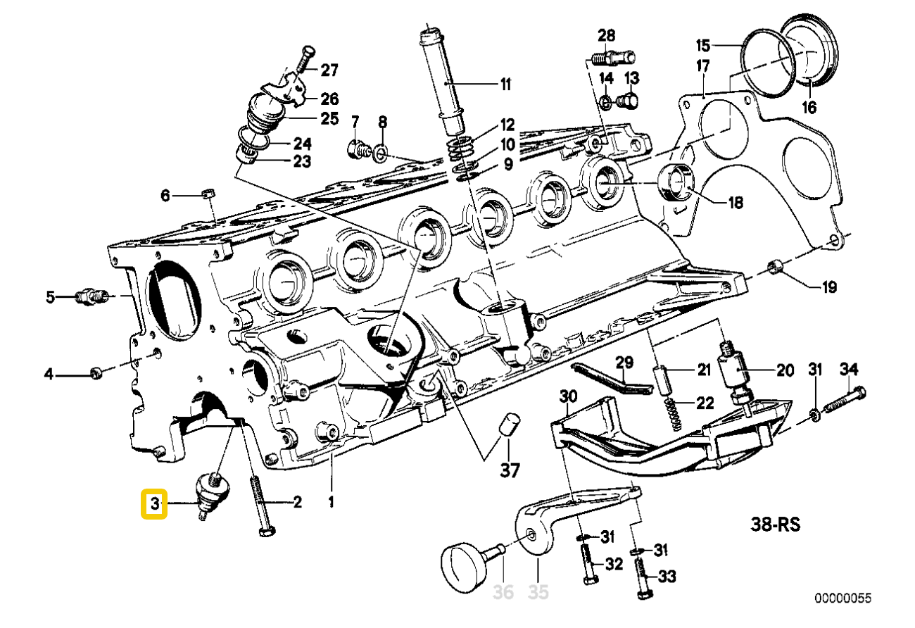 E46 Oil Pressure Switch for BMW M54 M52 S54 330i 325i 328i 323i 325ix ...