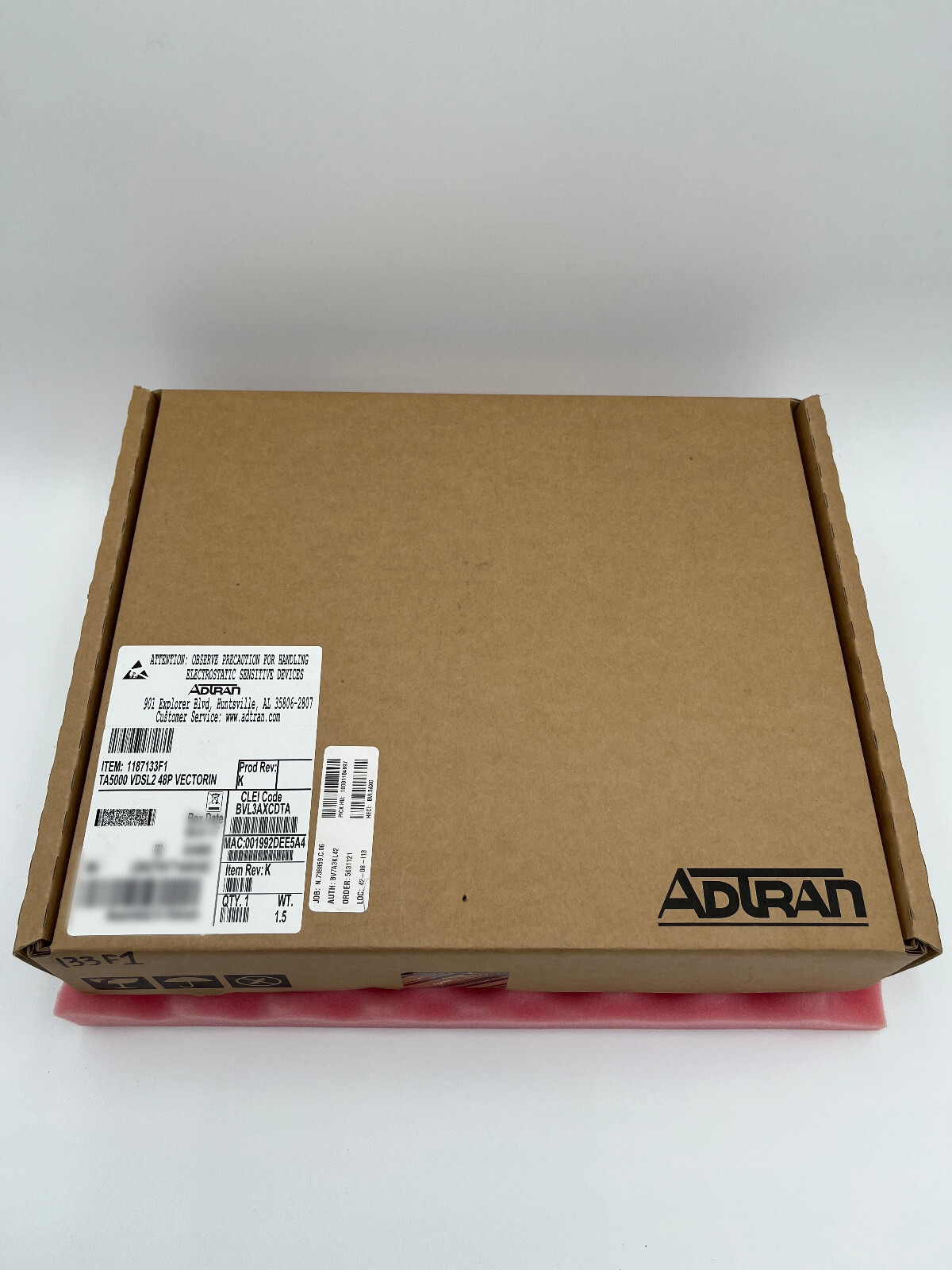 1187133F1 ADTRAN Ta5000 Total Access Vdsl2 48-port Vectoring Am ...