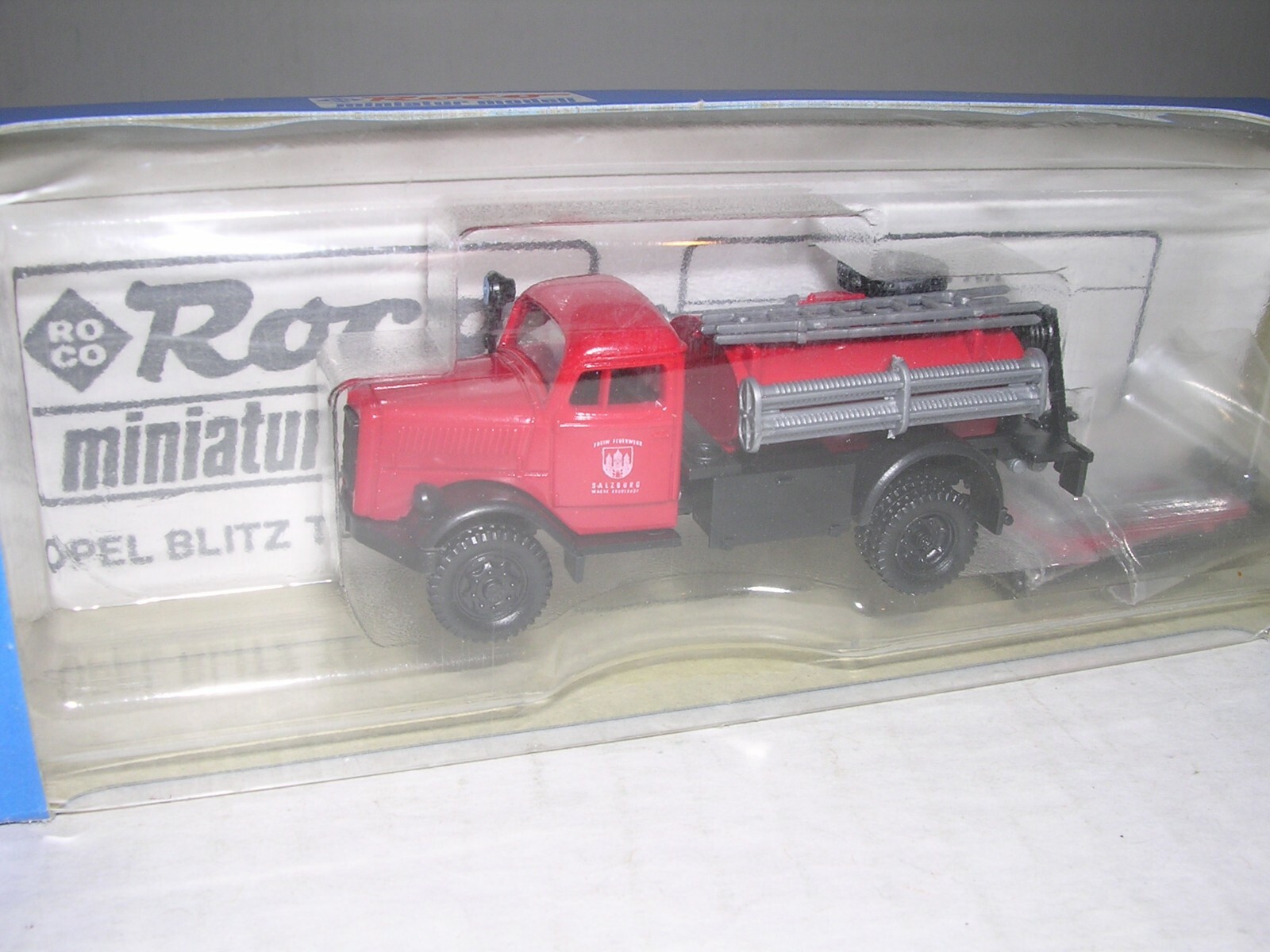 ROCO #1317 Opel Blitz TLF 15 Tanker Fire Truck "Red" H.O.Scale 1/87 | eBay