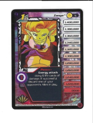 Zanya Promo Limited Foil Dragon Ball Z TCG DBZ CCG 5 2003 Score Bojack ...