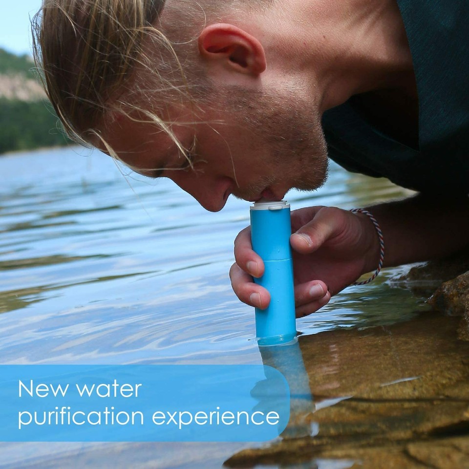 Waterdrop Personal Water Filter Straw, Portable Camping Filtration ...
