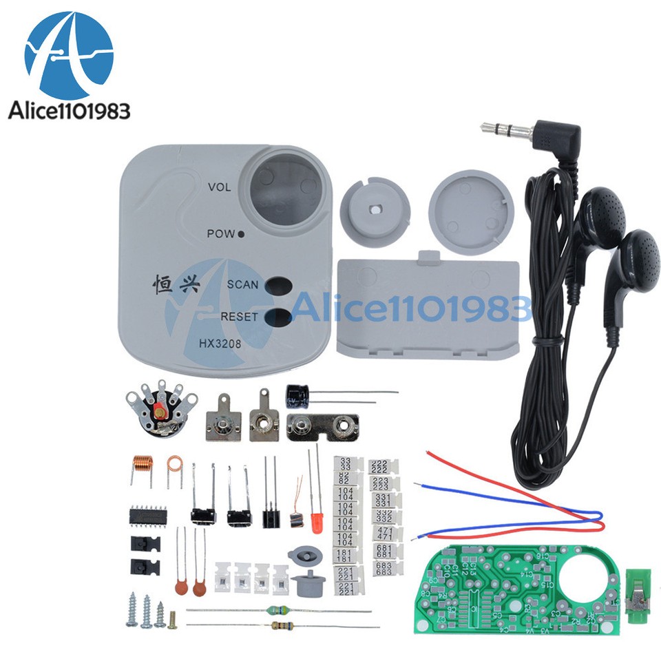 HX3208 FM Frequency Modulation Micro SMD Radio Kit 1.8V-3.5V DIY Kit | eBay